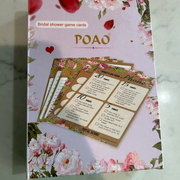 Games | Poao Bridal Shower Game Cards | Poshmark